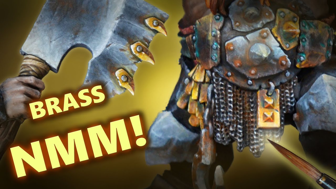 How to Paint NMM Brass! Advanced Tutorial | Non-Metallic Metal - YouTube