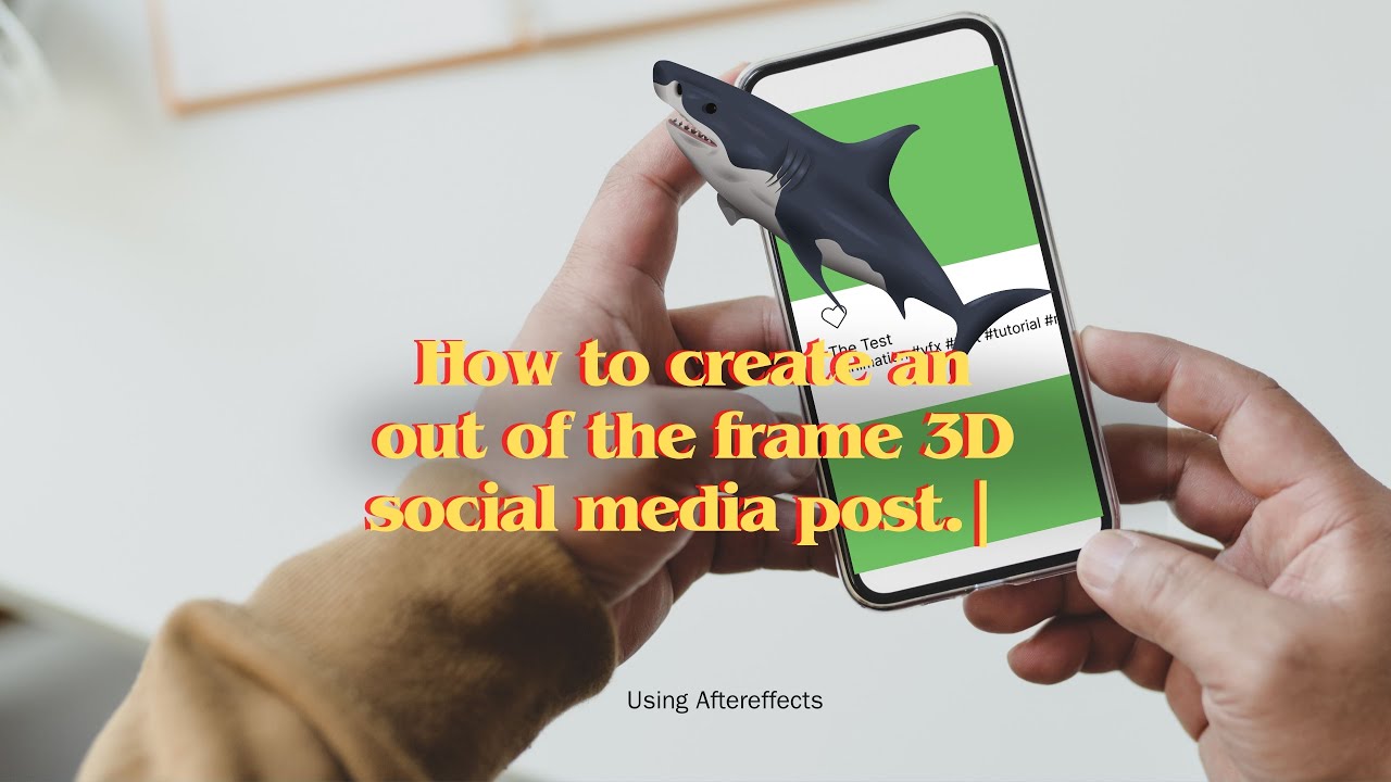 Create interesting out-of-frame 3D ads for Instagram. - YouTube
