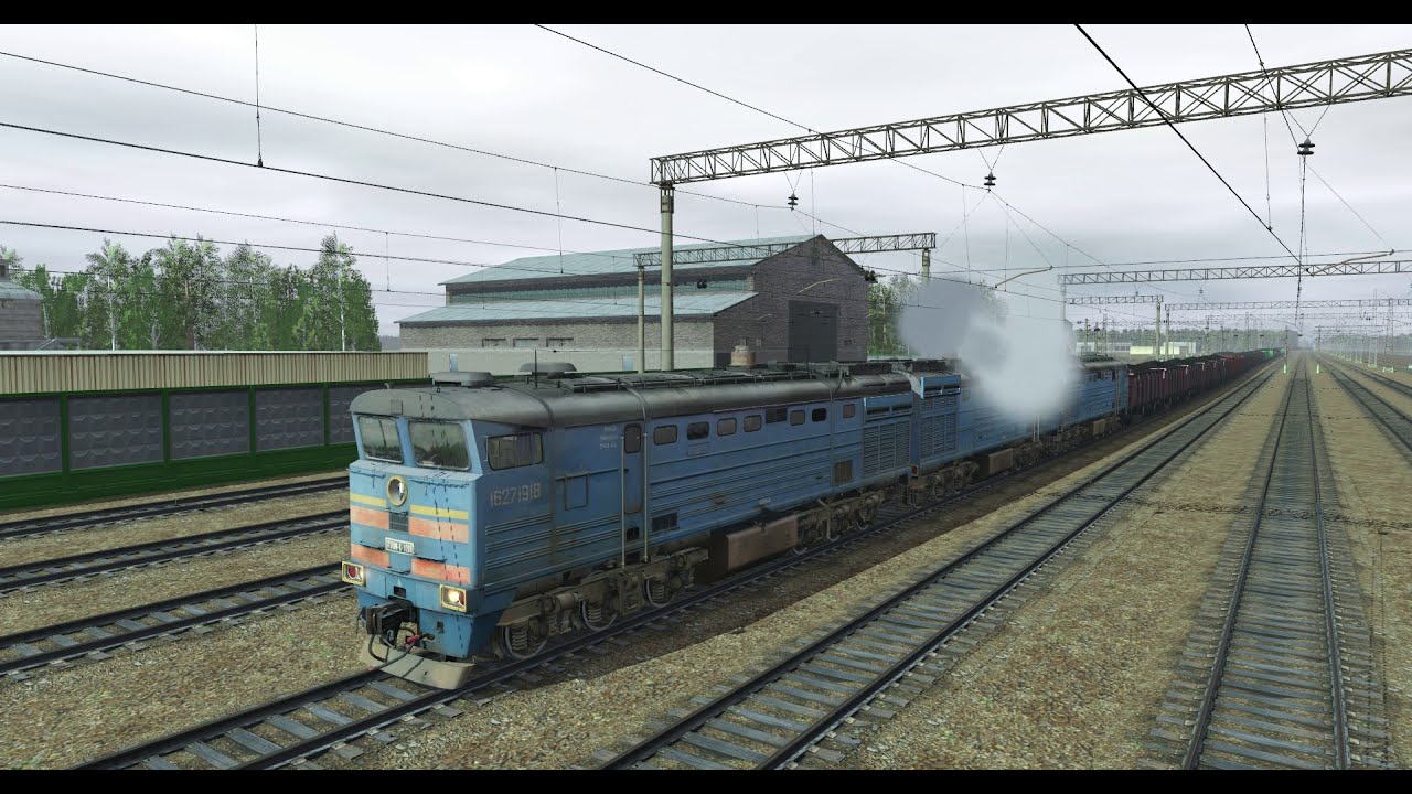 TRS19 первый взгляд на 3ТЭ10 - YouTube