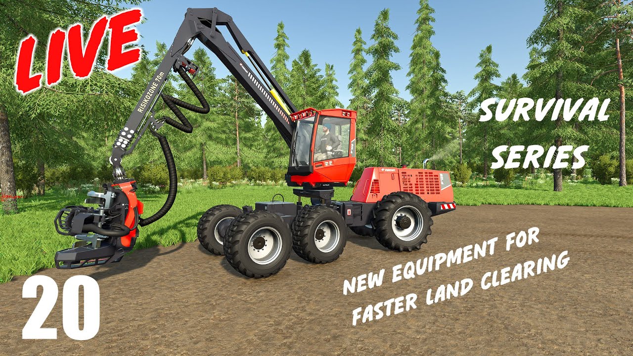 Investing in fancy forestry equipment to clear more land! Survival ...