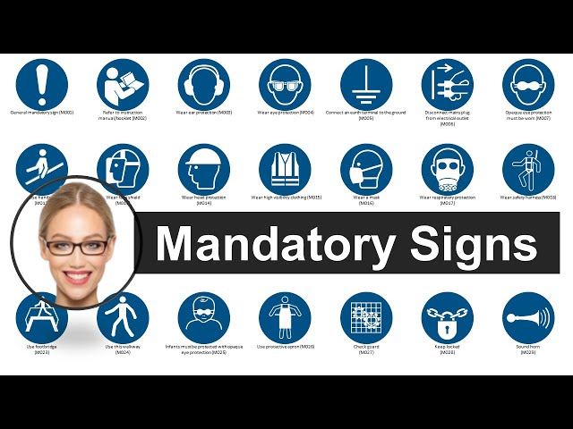 All Mandatory Signs