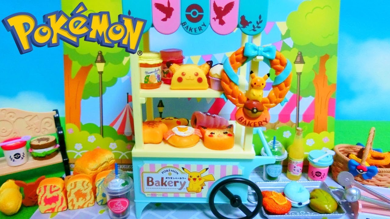 Pokemon Bakery in The Blue Sky Unboxing - Japanese Candy Toys - YouTube