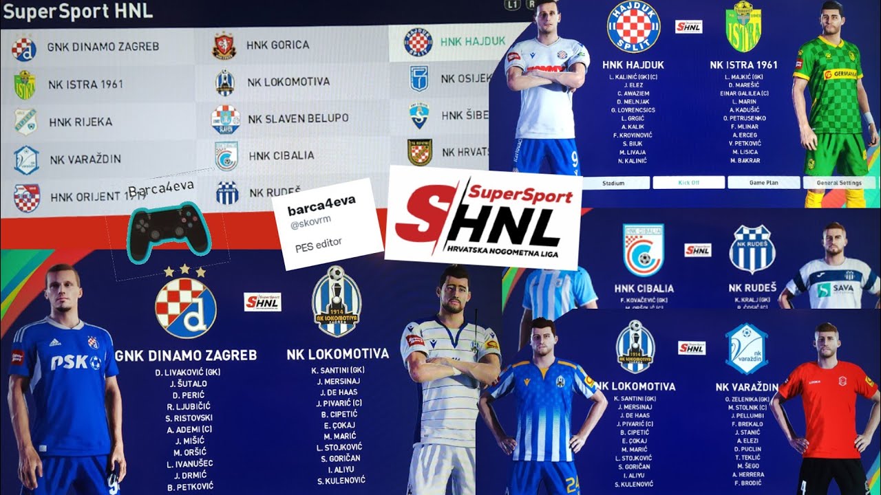 PES 2021 - SuperSport HNL Liga - PS4/PS5 @ sezona 2022/23 ( 4K/60 ...