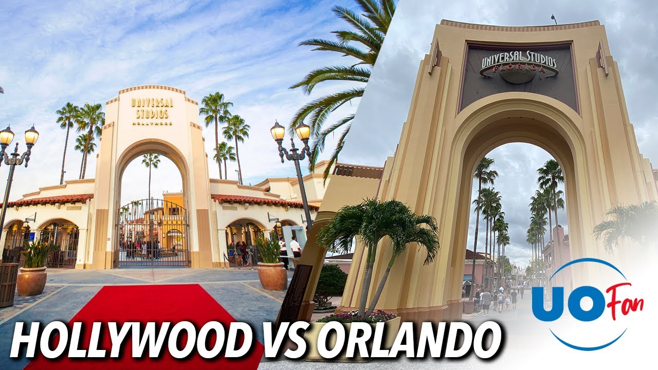 Universal Studios Hollywood & Universal Orlando Differences - YouTube