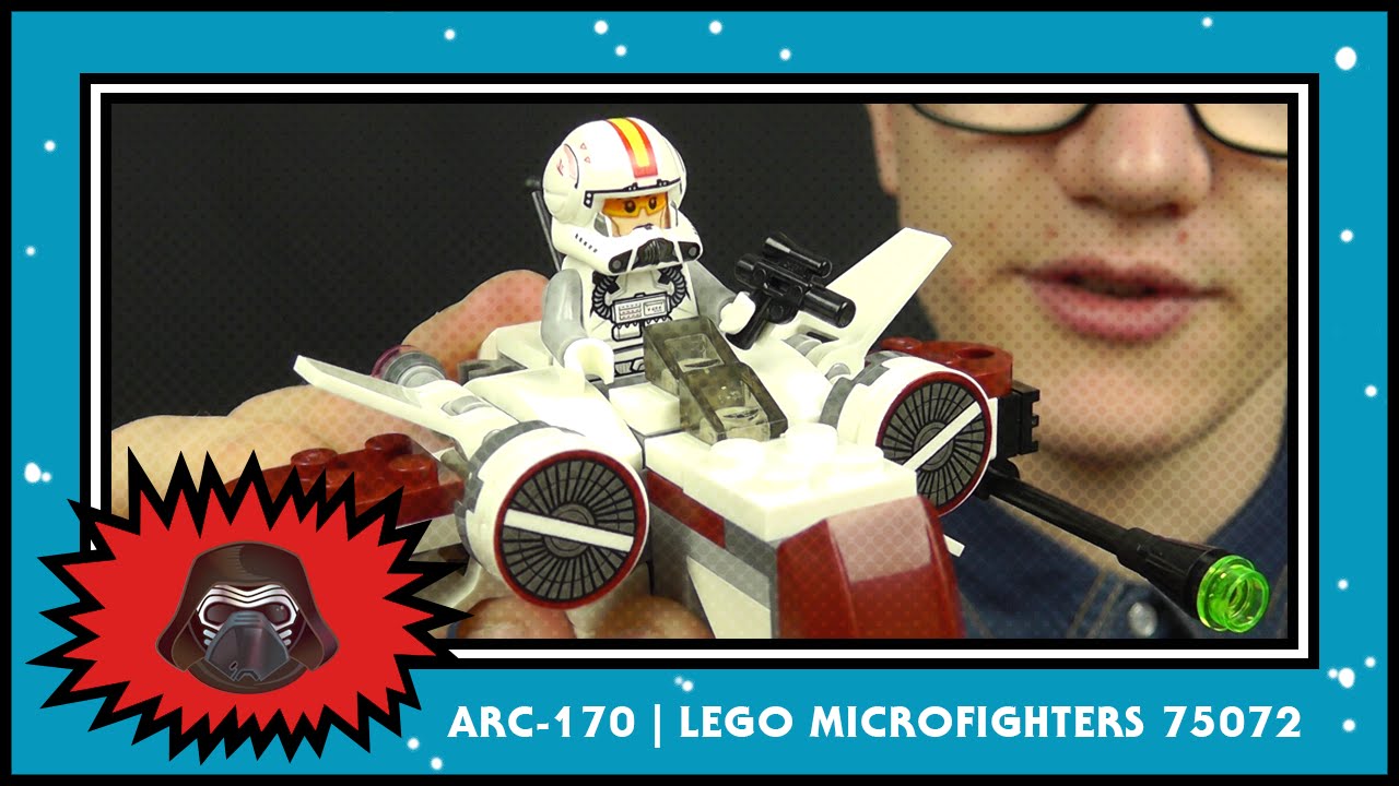 ARC-170 Starfighter | LEGO Star Wars Microfighters 75072 | HD Review ...