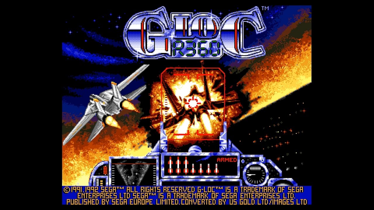 G-LOC R360 Air Battle (Amiga 50Hz) - Intro / Attract Mode - YouTube