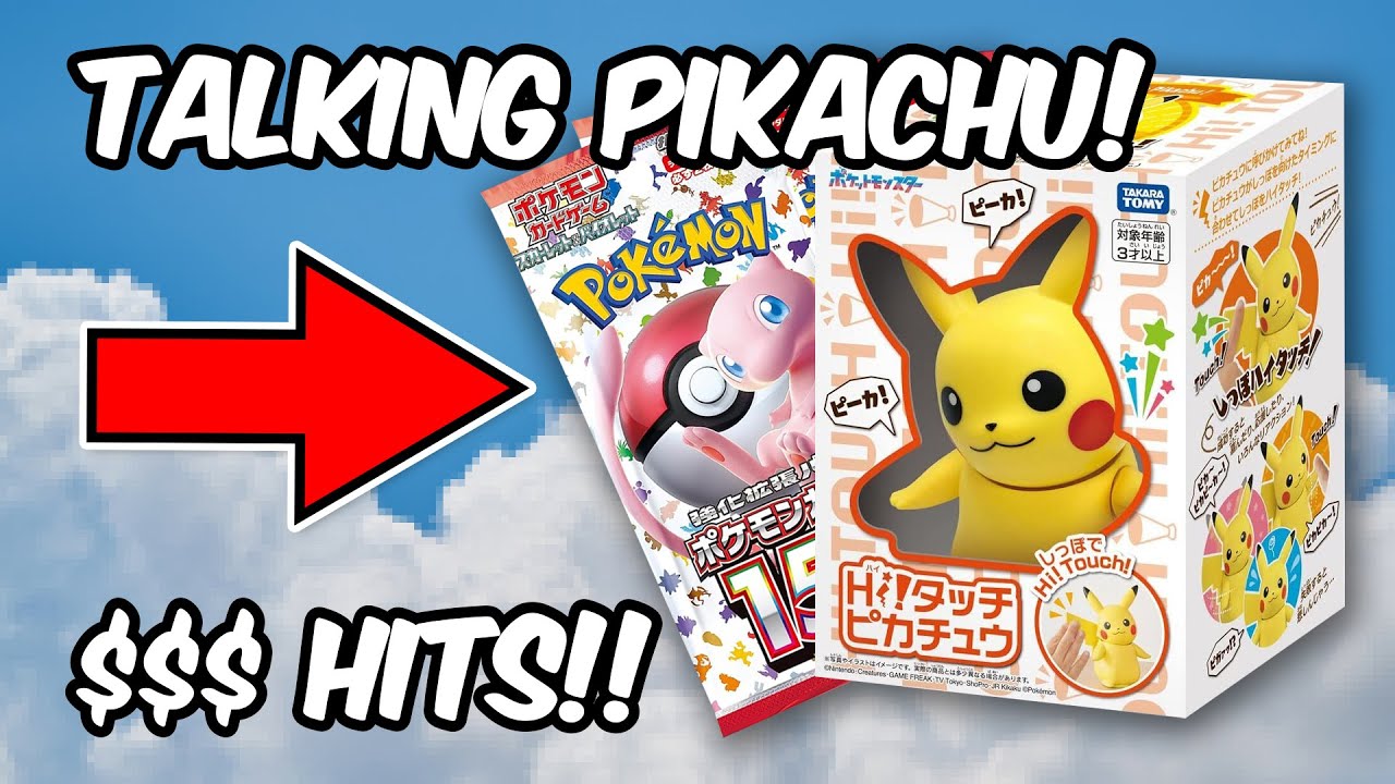 Japanese Pokemon 151 & Pikachu Hi! Touch! Unboxing - YouTube