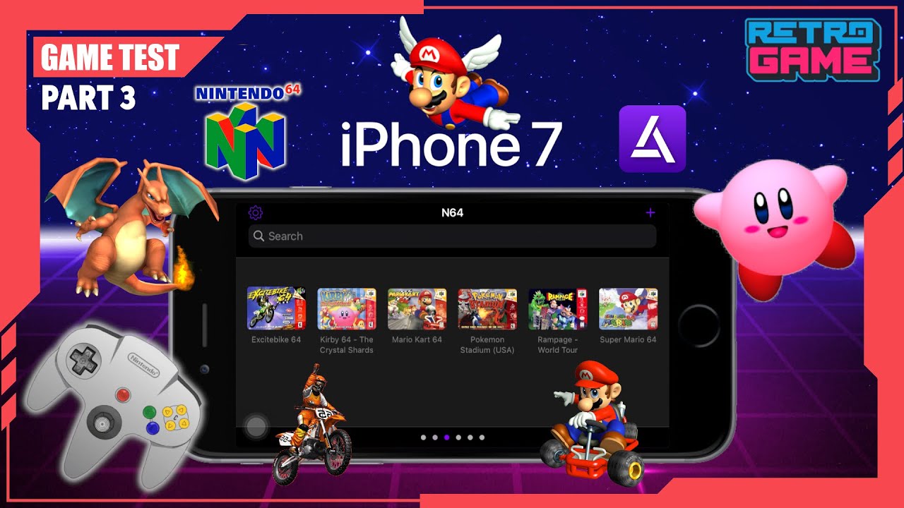 [GAME TEST] Nintendo 64 Emulator on IPHONE 7 | DELTA Emulator IOS 2025 ...