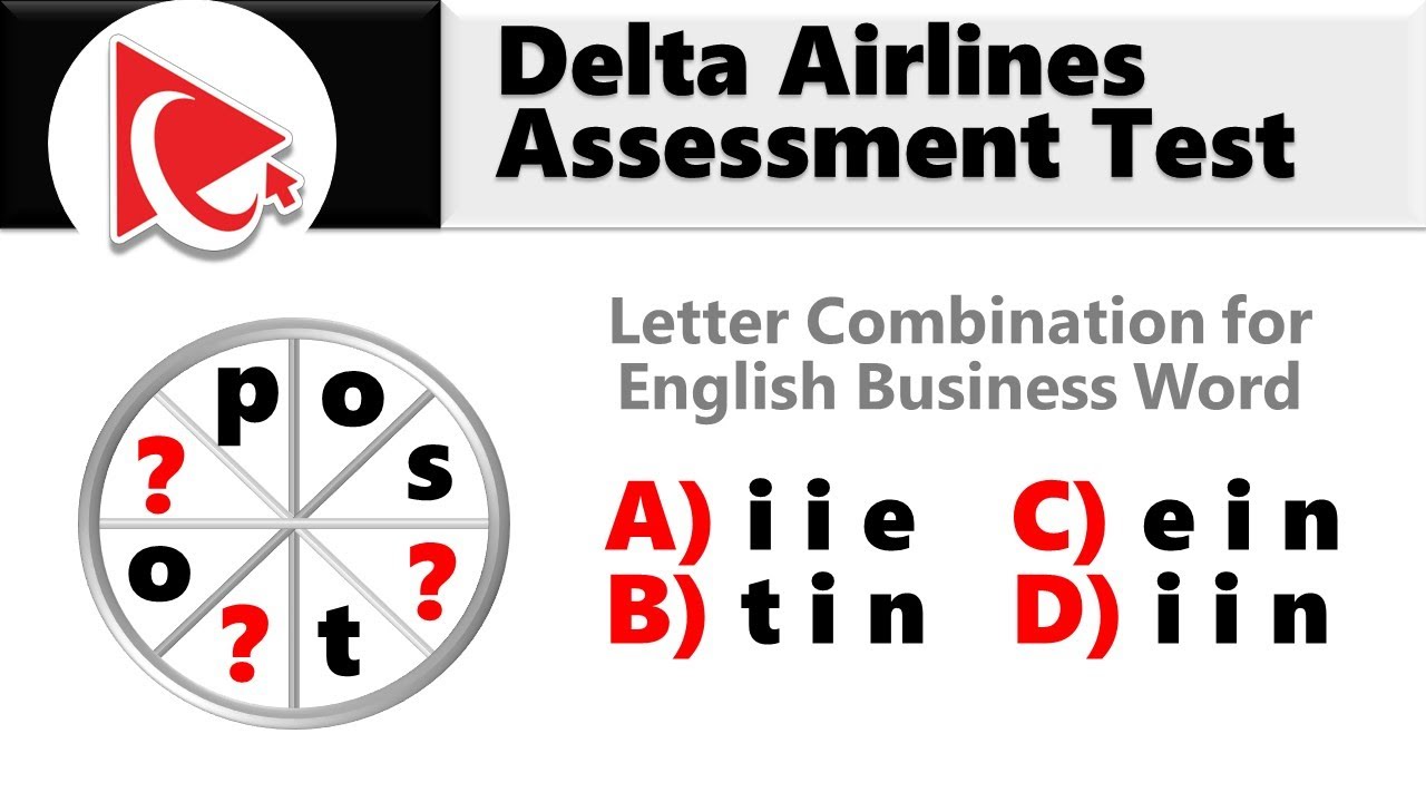 How to Pass DELTA AIRLINES HIRING ASSESSMENT TEST - Questions and ...