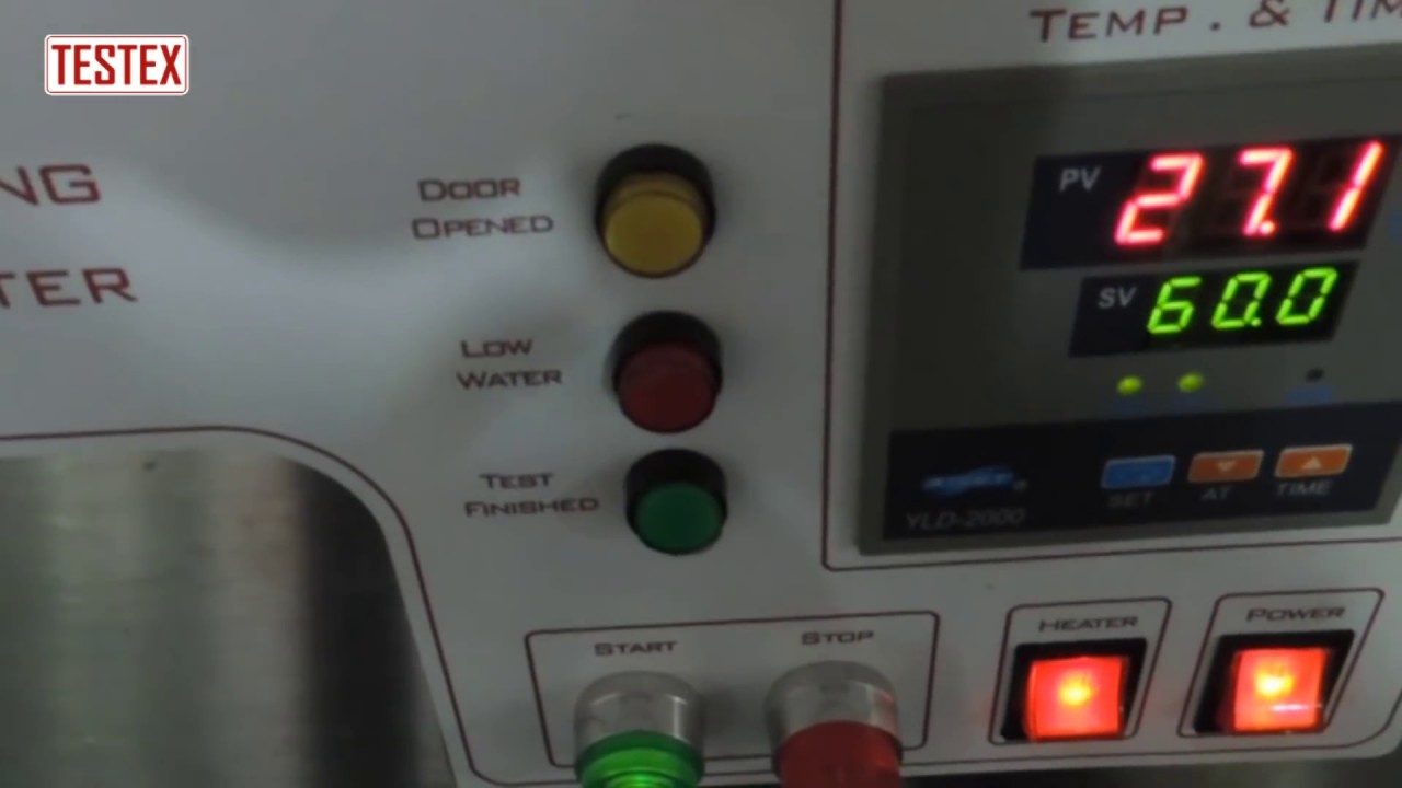 Launderometer | Washing Fastness Tester - YouTube