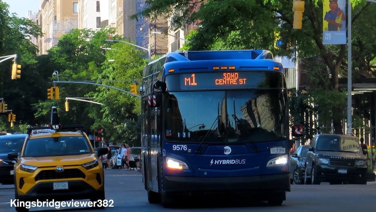 M1 Bus Announcements to SoHo Centre Street. 179th Videos of MTA Bus ...
