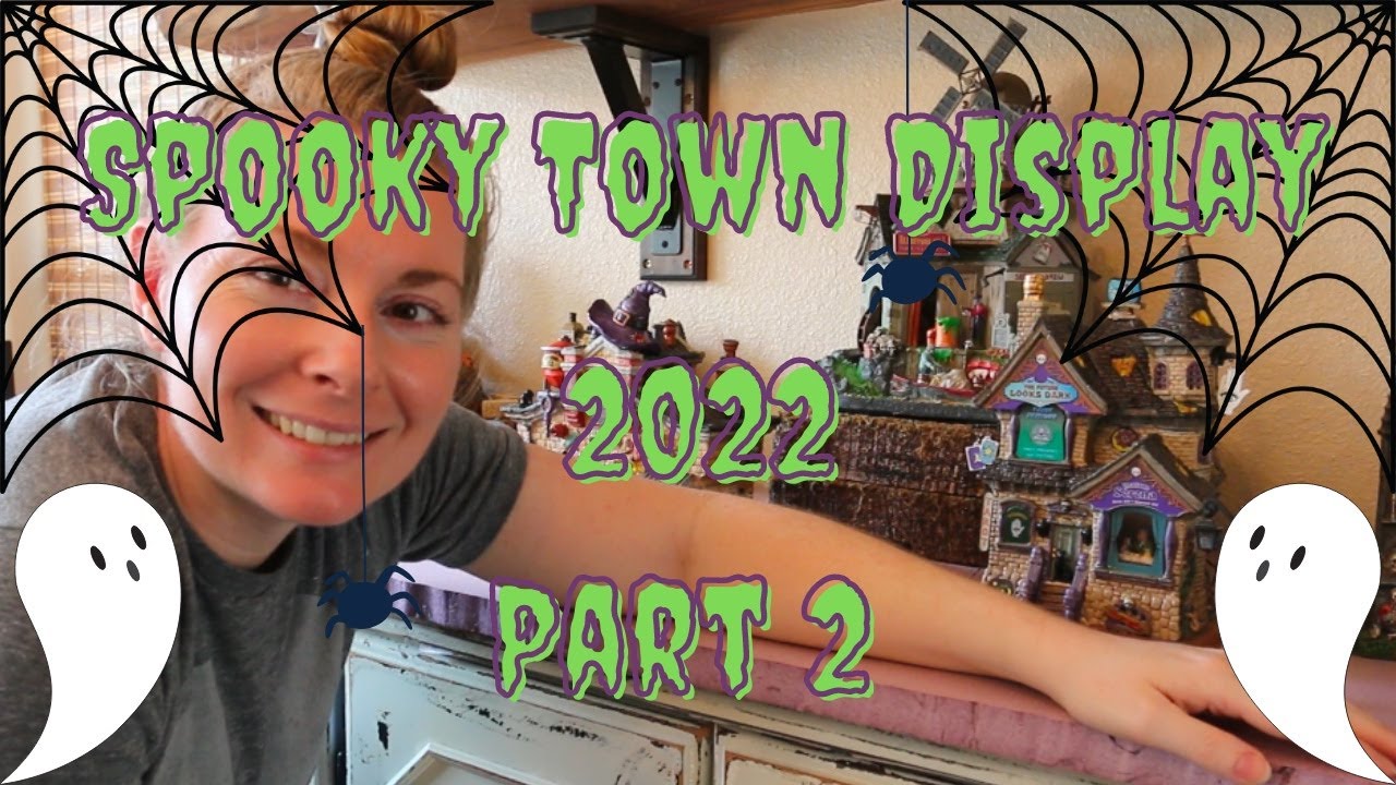 Lemax Spooky Town Display 2022 Part 2 - YouTube
