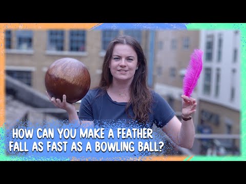 Which Is Quicker: Bowling Ball or Feather!? | Get On It | BBC Earth Kids