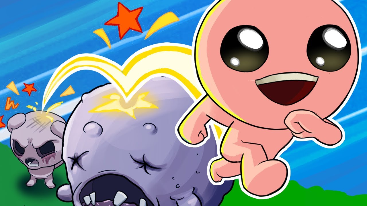 The Binding of Isaac But I Can Jump On Enemies - YouTube