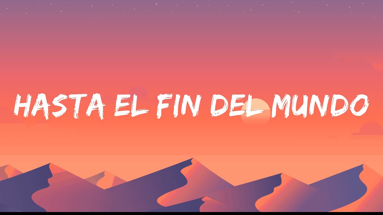 Hasta El Fin Del Mundo (Lyric) - Pedro Fernández - YouTube