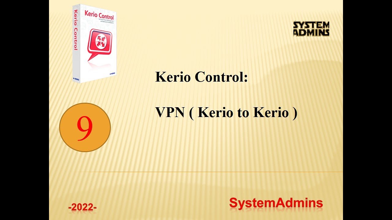 Kerio Control настройка внутреннего VPN / Kerio control setting up an ...