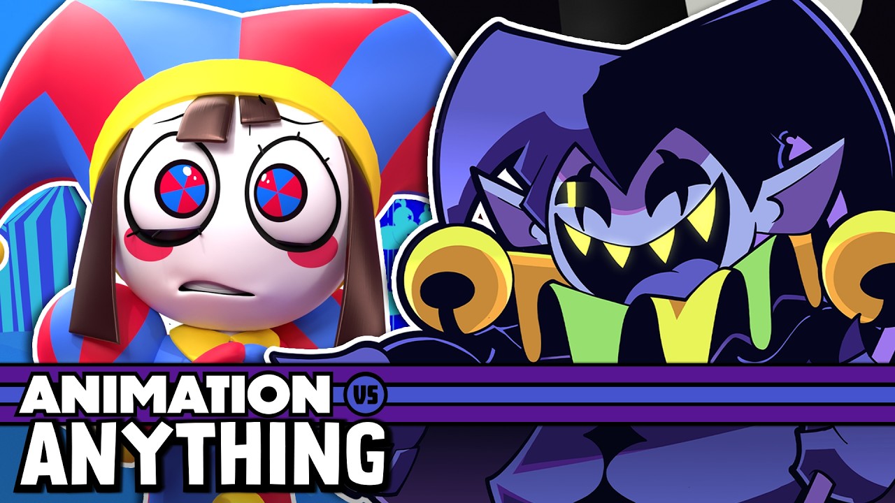 Pomni vs Jevil - Rap Battle! (ANIMATION VS ANYTHING: CH. III) - YouTube