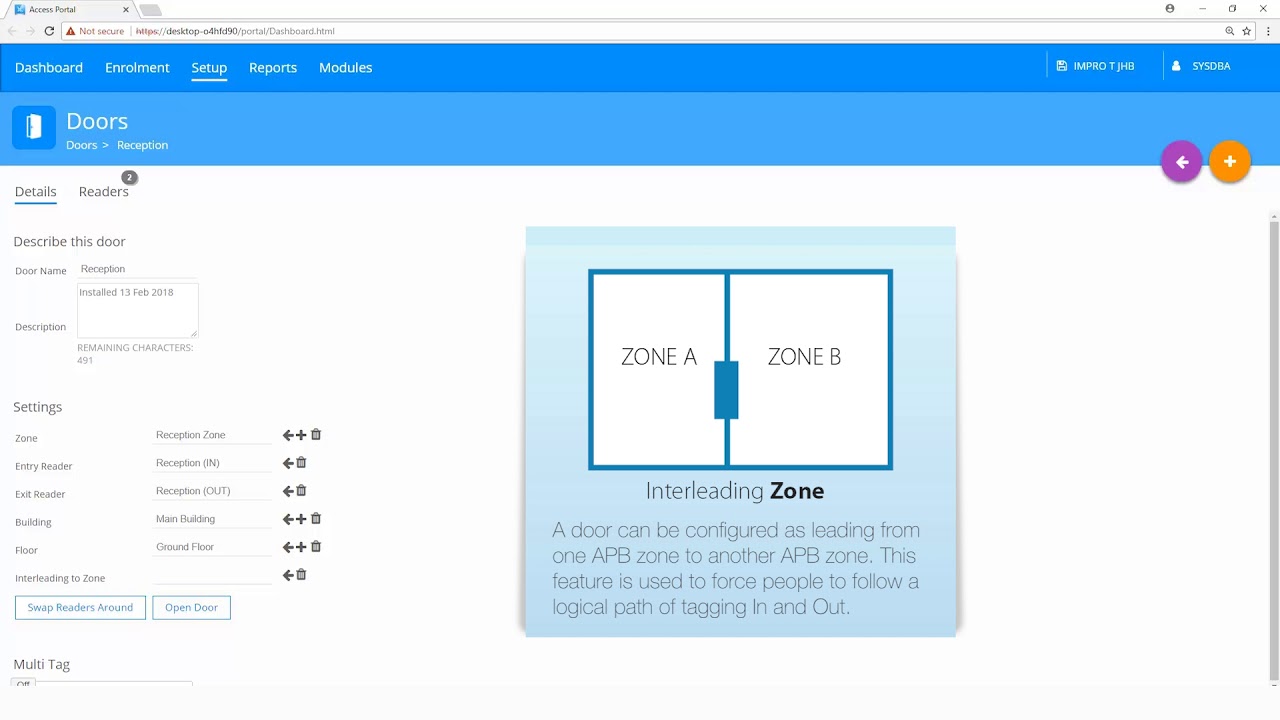Access Portal 3 0 Overview on door view - YouTube