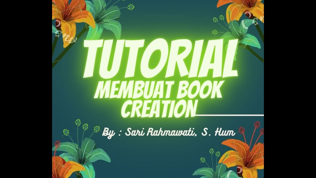 VIDEO TUTORIAL BOOK CREATOR - YouTube