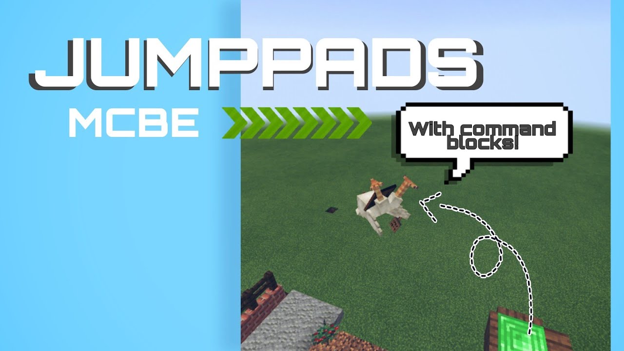 How to make a JUMPPAD in minecraft bedrock!⏫ - YouTube