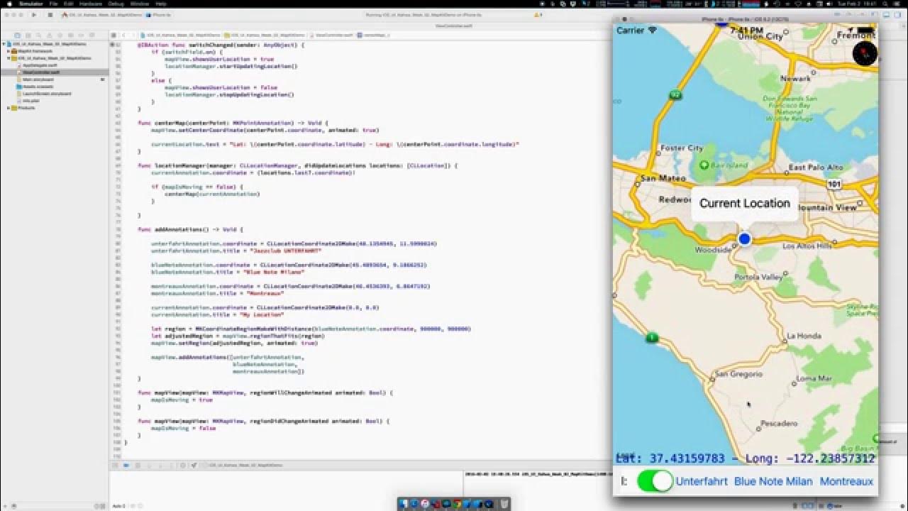 MapKit Demo - YouTube