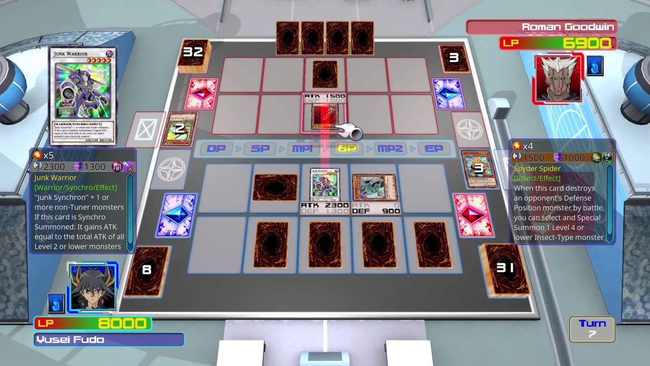 Yu-Gi-Oh! Legacy of the Duelist Story Duel Yusei Fudo VS Roman Goodwin ...