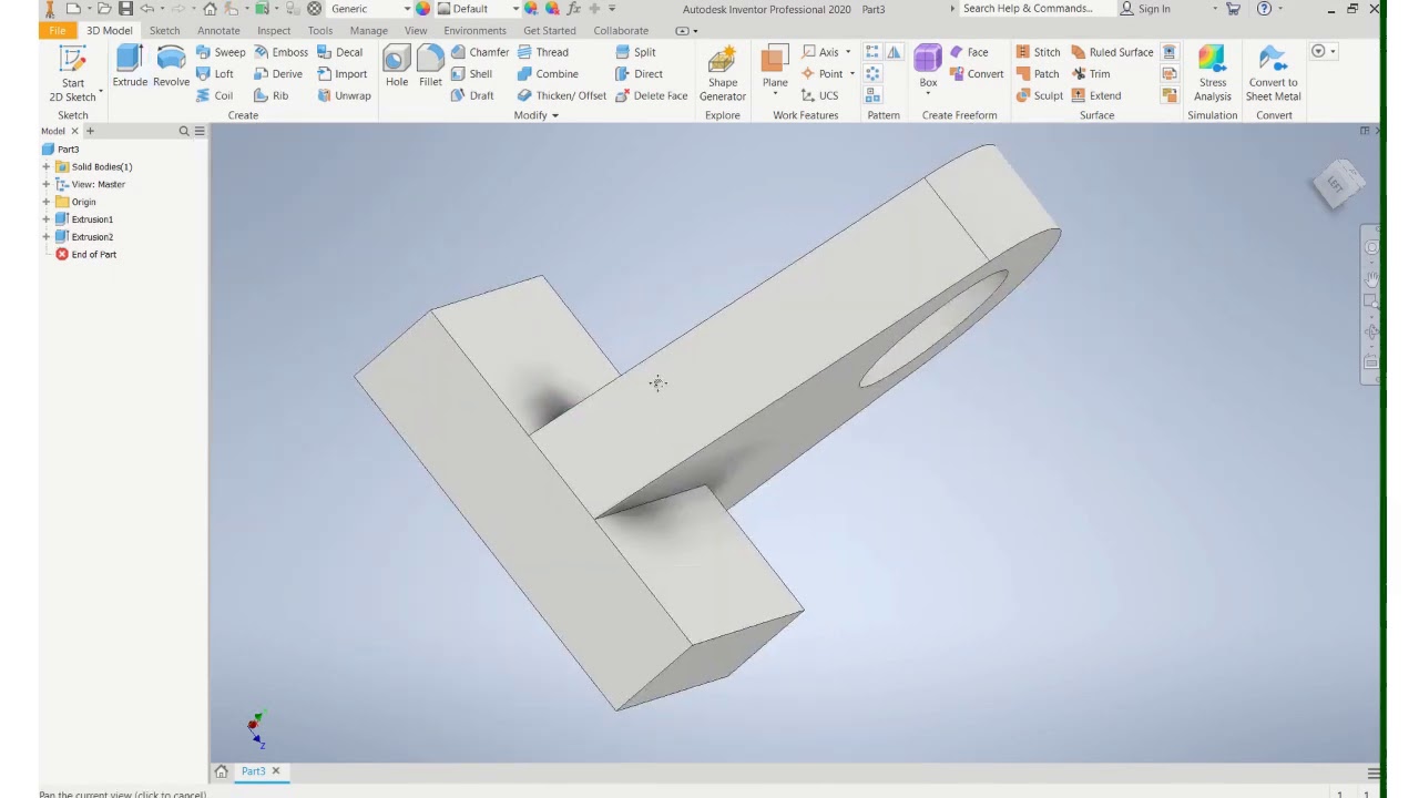 Inventor Demo Video - Vertical & Tangent Constraints - YouTube