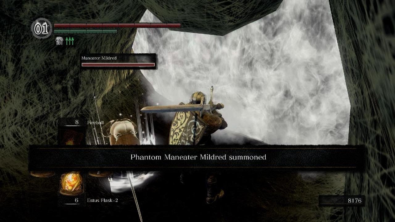 DARK SOULS: REMASTERED Sexy Witch Boss Fight - YouTube