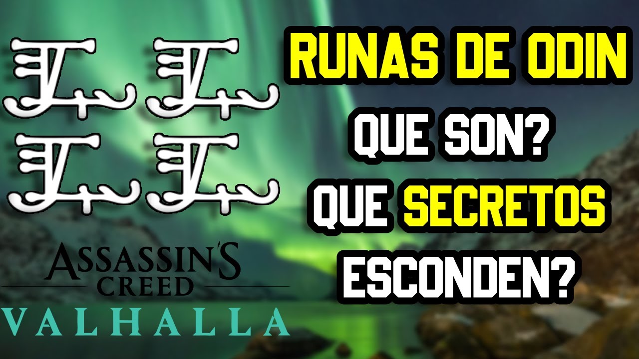 ⭐ RUNAS DE ODIN en ASSASSIN´S CREED VALHALLA ⭐ UBICACIÓN RUNAS DE ODIN en ASSASIN´S CREED ...