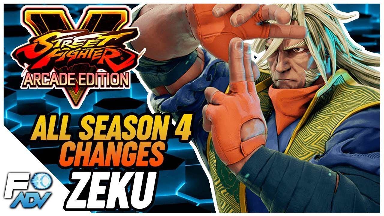 Zeku SFV Season 4 Changes - Street Fighter 5 Arcade Edition - YouTube