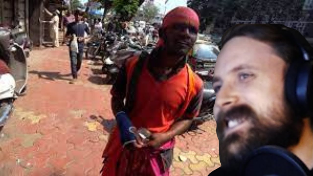 Forsen Reacts | Avoid This Guy In India! | Crazy Beggar - YouTube