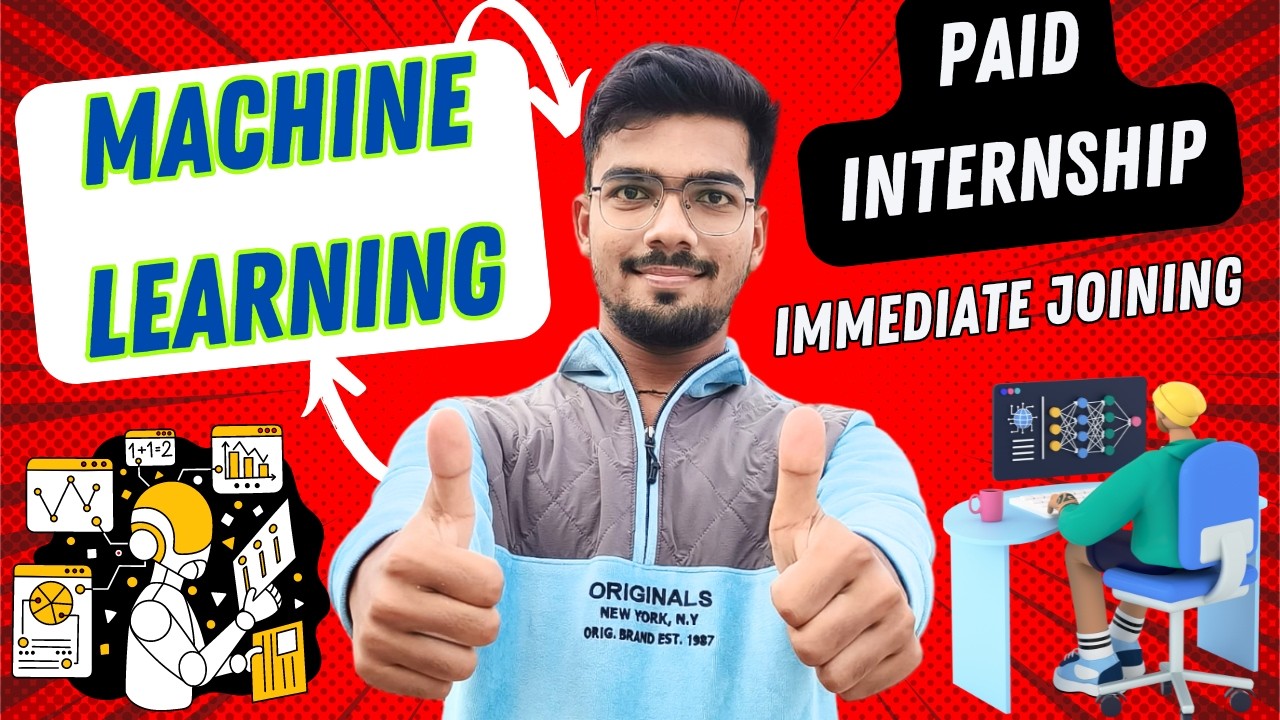 Machine Learning Engineer Internship | Paid Internships | Internships 2024 | Shubham Shah - YouTube