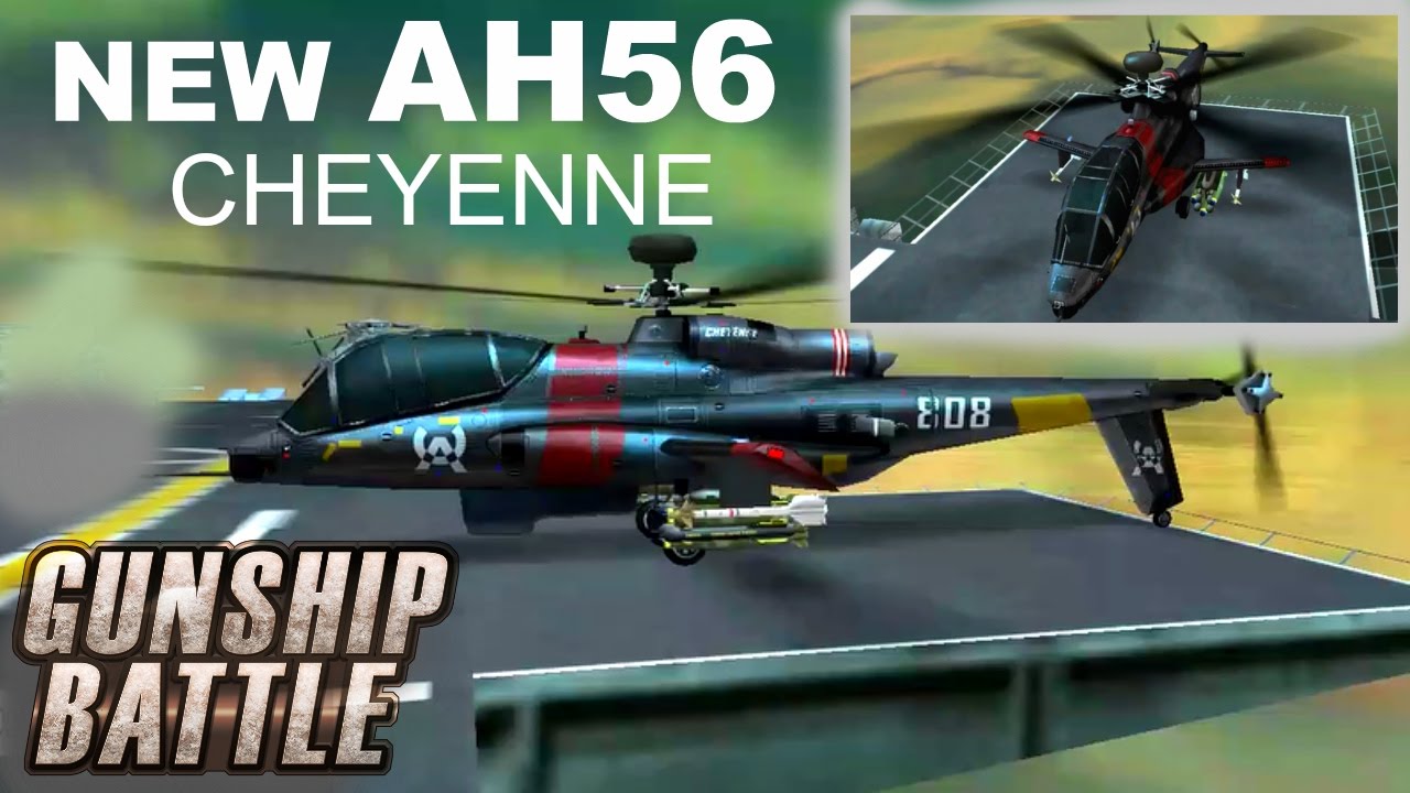 Gunship Battle [Update] New AH-56 Cheyenne Attack Gunship - YouTube