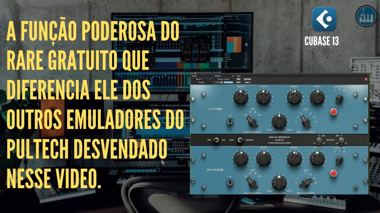 RARE PULTECH GRATUITO! Esse plugin tem uma função poderosa MID/SIDE ...
