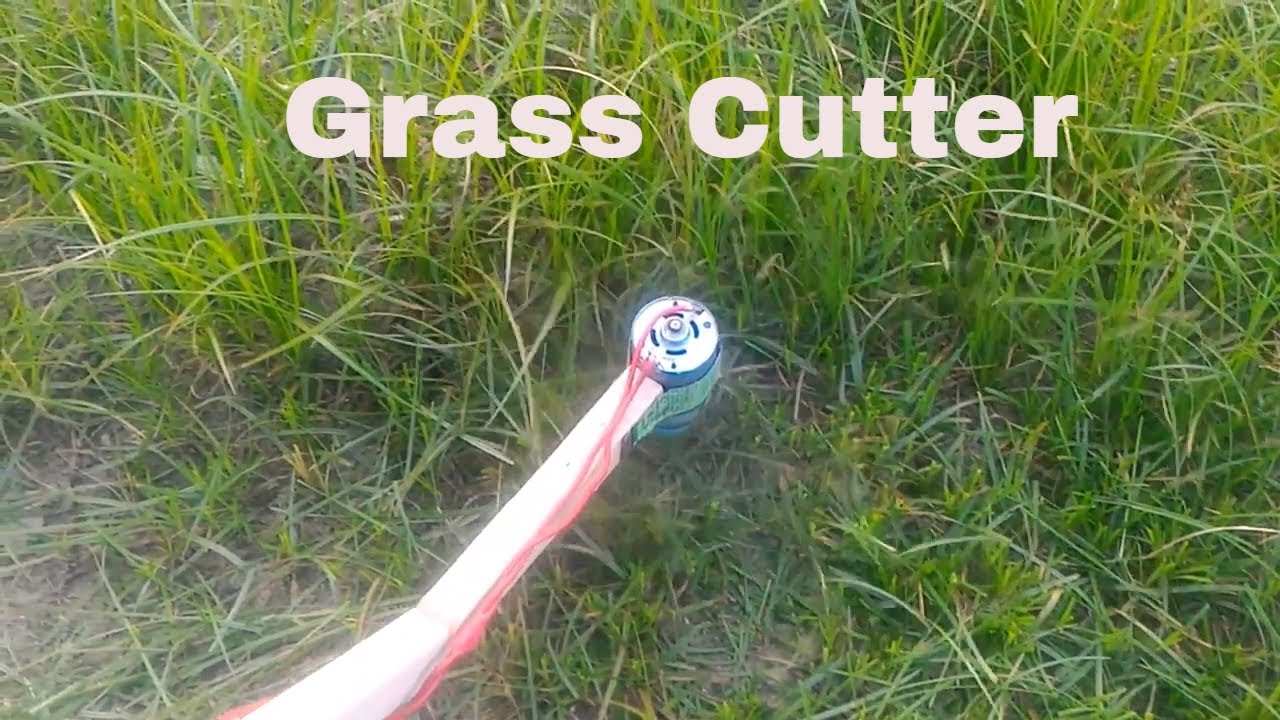 How to make a powerful hand grass cutter machine at home - YouTube