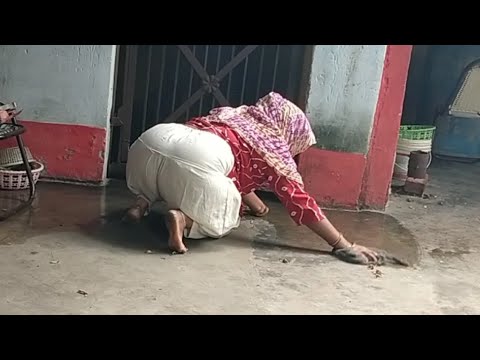 My morning cleaning vlog 🥰।। Village woman's daily cleaning vlog।। My Desi simple life।। Village ...