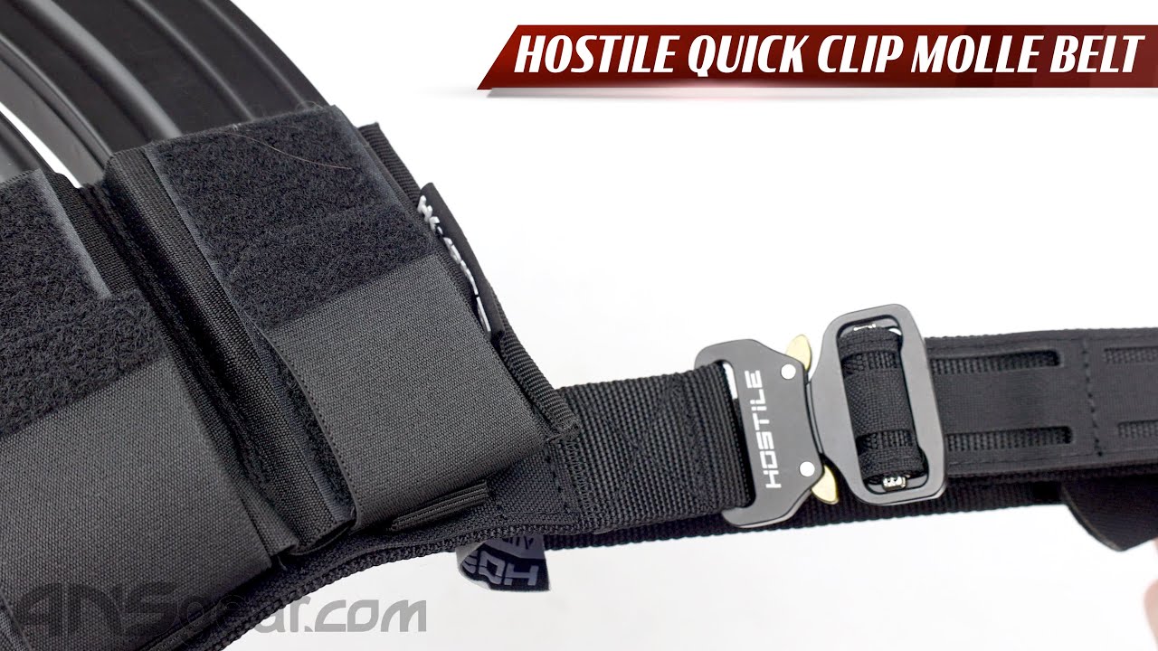HK Army Hostile Quick Click Molle Belt - Review - YouTube