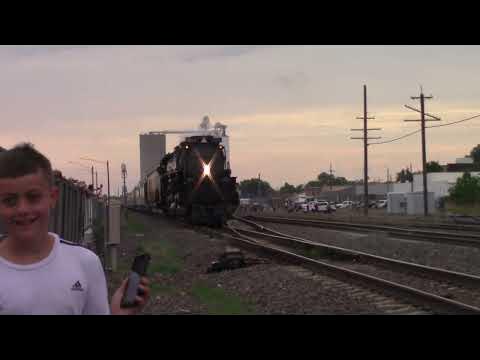 Union Pacific Big Boy 4014 Grand Island Nebraska Saturday June 10th 2023 - YouTube