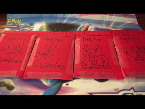Custom Pokemon Booster Packs|Noah’s Pokédex - YouTube
