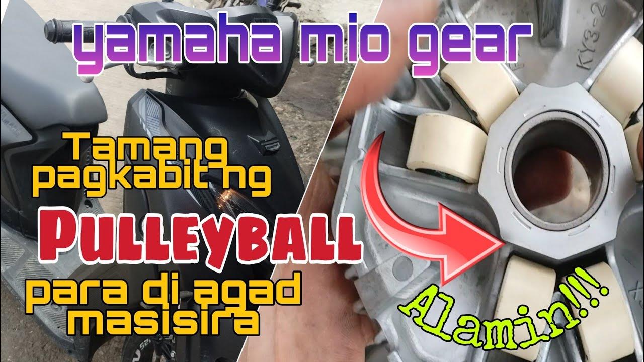 Yamaha Mio Gear 125 Paano ang Tamang Pagkabit ng Pulley Ball sa Drive Face Pulley. Alamin. - YouTube