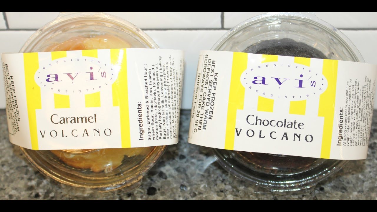 Avi’s Oven Art: Caramel Volcano & Chocolate Volcano Review - YouTube