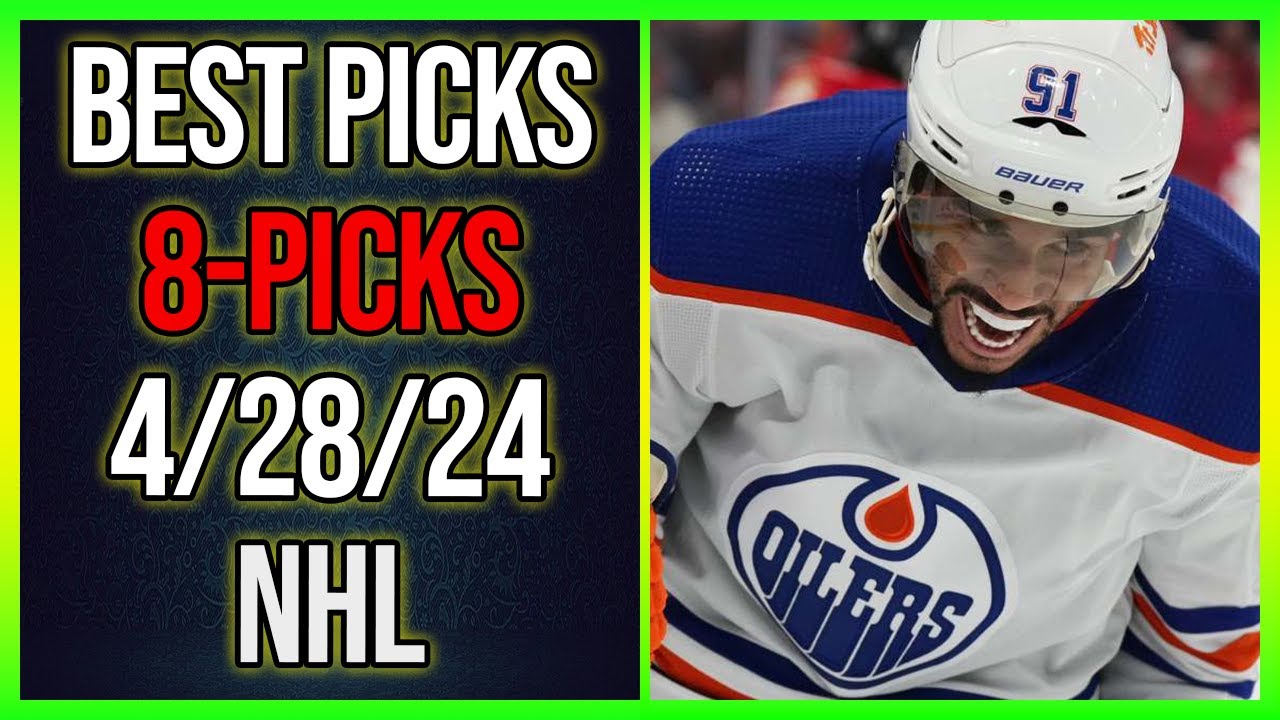 FREE NHL Picks Today 4/28/24 - All GAMES Best Picks! - YouTube