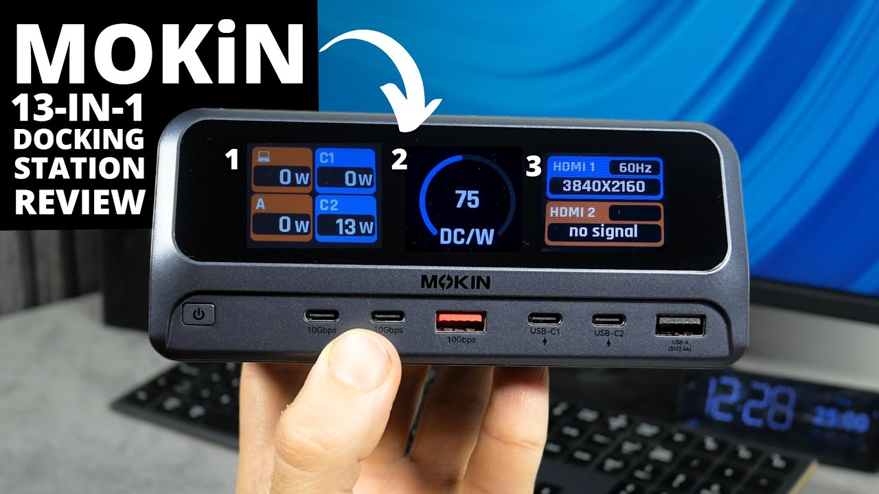 MOKiN 13-in-1 Docking Station REVIEW: All Ports You Need In ONE Dock ...