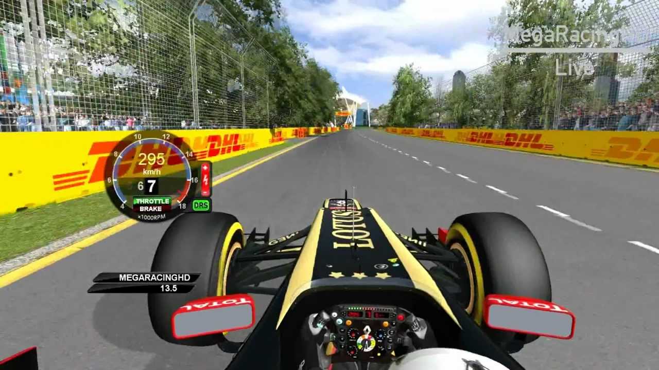 rFactor F1 2012 Raikönnen Onboard Melbourne - YouTube