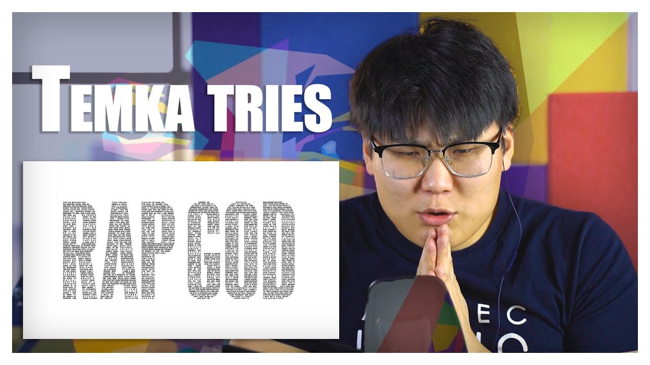 Temka Tries Rap God - YouTube