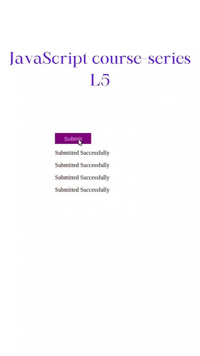 Onclick Event Function In Js Javascript Course Series L5 Html Css
