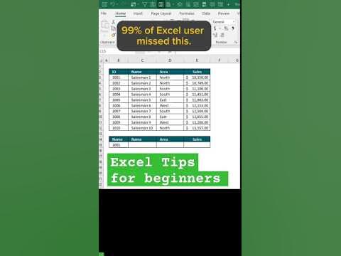 Excel tips and tricks. Tutorial for beginners. #excel #exceltricks #exceltutorialforbeginners ...