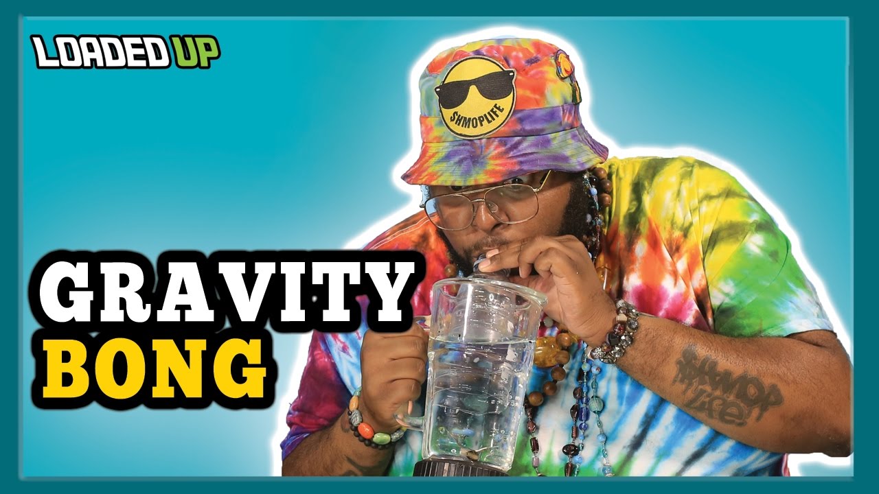 Weed Guide How To Make A Homemade Gravity Bong - YouTube