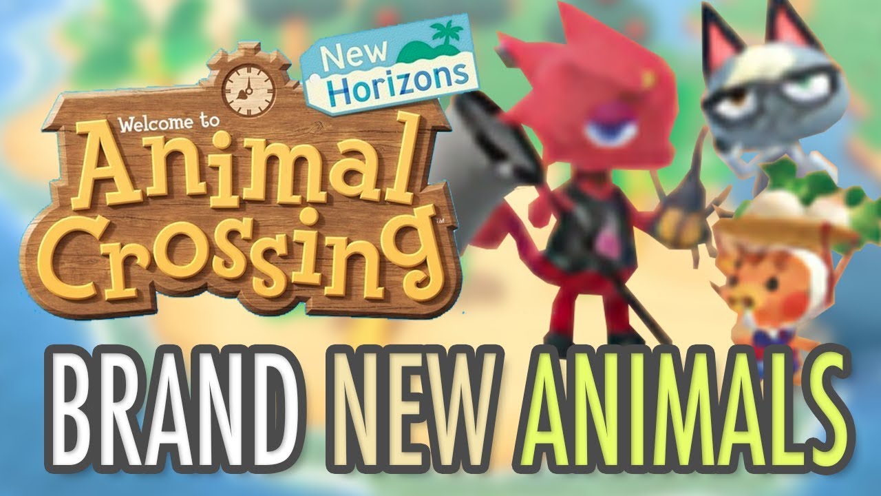 Animal Crossing New Horizons BRAND NEW SPECIAL CHARACTERS + ANIMALS ...