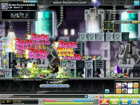 Maplestory- Lvl 80 Mercedes at Roids - YouTube